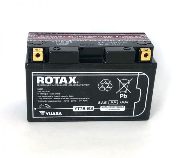 BATTERI YUASA 12V-6,5AH, ROTAX MAX – Holm Kart Shop